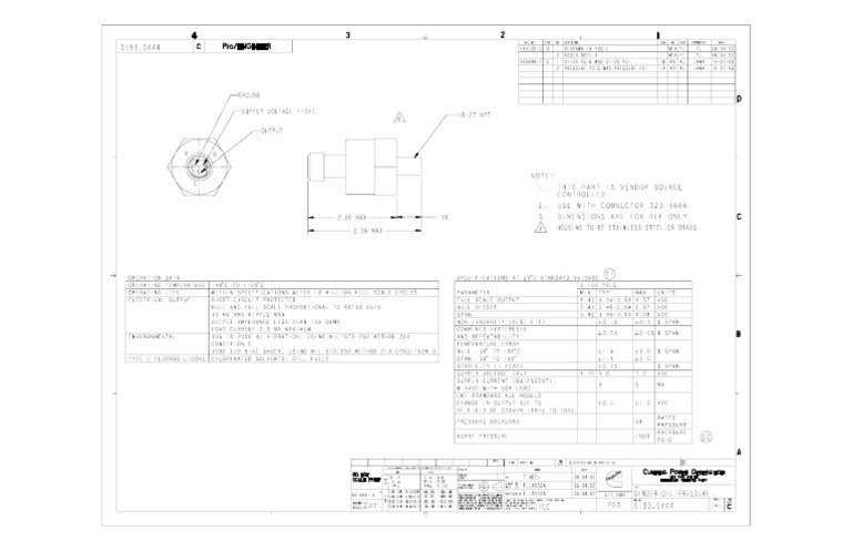0193-0444 Sensor | PDF