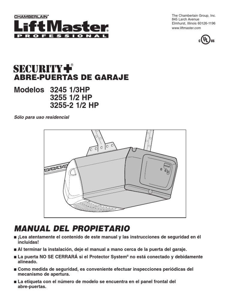 Manual Liftmaster | PDF