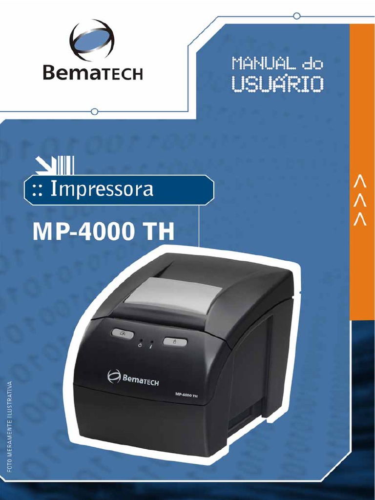 Bematech Nao Fiscal MP-4000 TH Manual | PDF | Impressora (informática ...