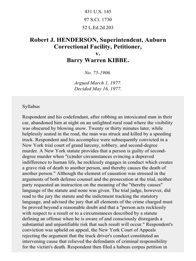 Causation in Second-Degree Murder Case | PDF | Reasonable Doubt ...