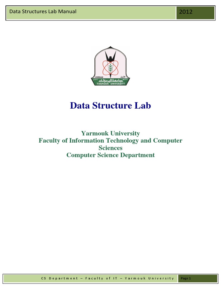 CS255 Data Structure Lab Manual | PDF | Queue (Abstract Data Type) | Computer Science