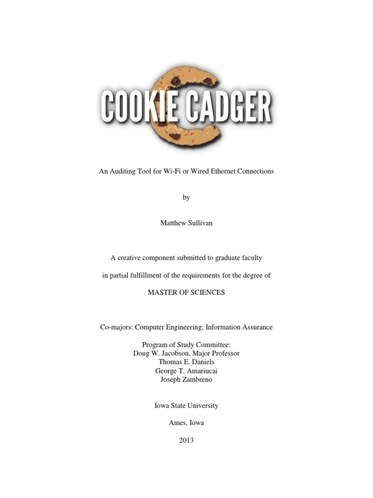 Cookie Cadger | PDF | Http Cookie | Transport Layer Security