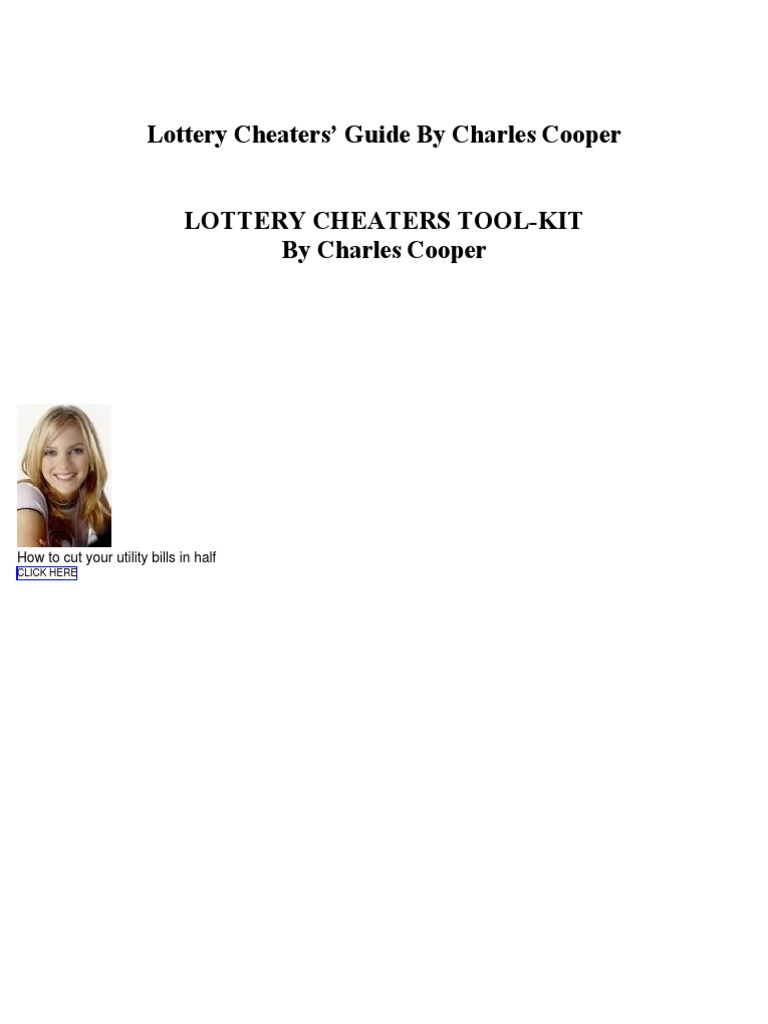 Lottery Cheat Guide | PDF | Key (Cryptography) | Areas Of Computer Science