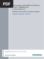 Connect SINAMICS G120 to S7-300/400 | PDF | Parameter (Computer Programming) | Input/Output