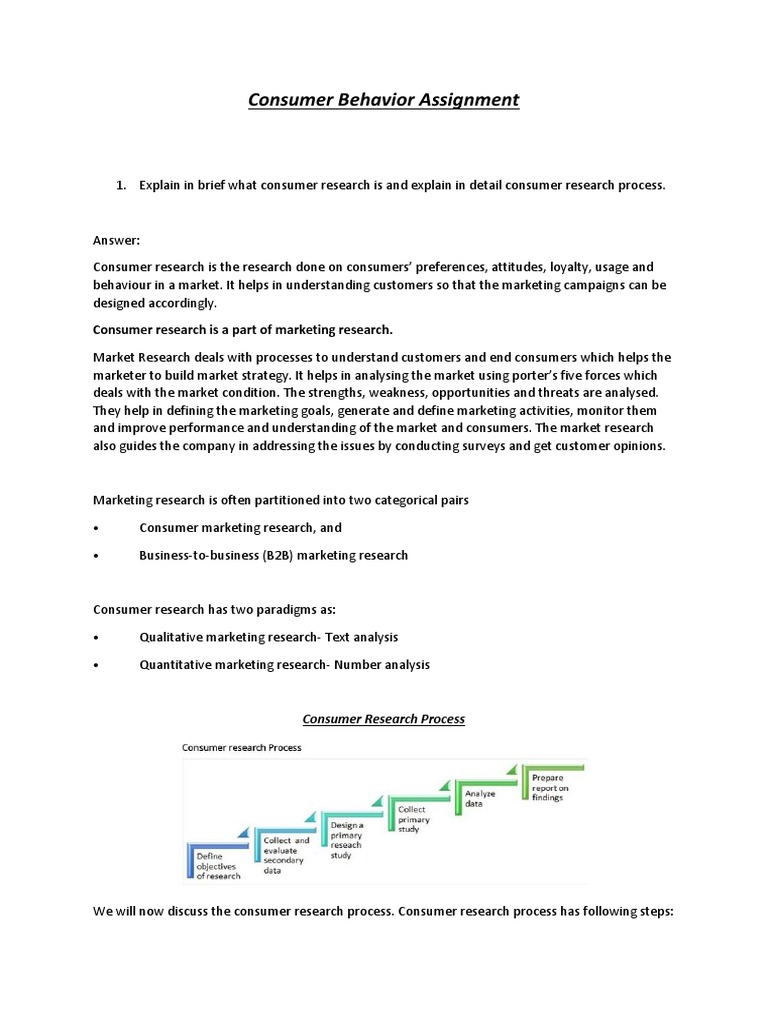 Consumer Research Process Explained | PDF | Marketing Research ...