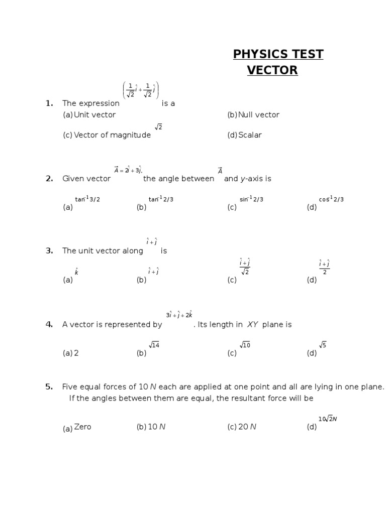 Vector 2 | PDF | Euclidean Vector | Triangle