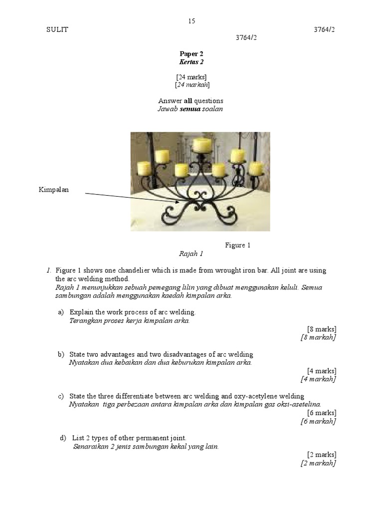 Paper 2 FORM 5 2016 | PDF