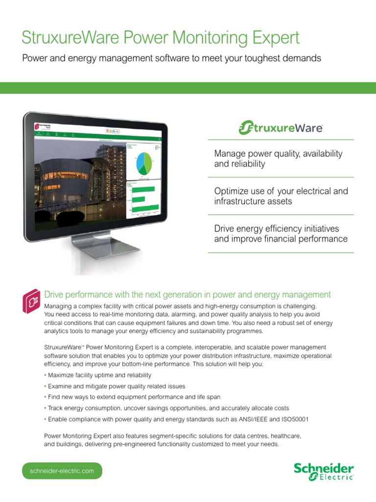 Struxureware PME Brochure | PDF | Reliability Engineering | Data Center