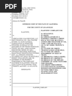 California Complaint for Wrongful Foreclosure, Fraud, 17200 Violations ...