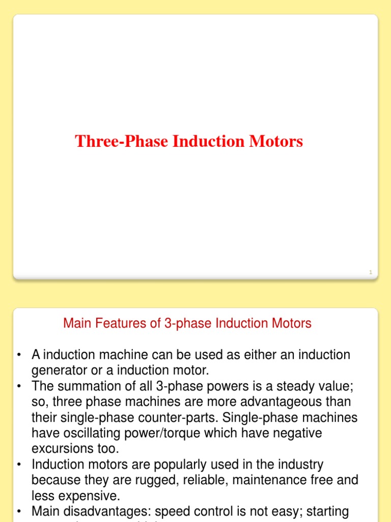 Induction Motors PDF | PDF | Electrodynamics | Physics