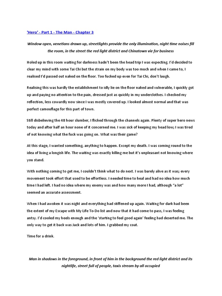 Hero - Part 1 - The Man - Chapter 3 | PDF | Hero | Leisure