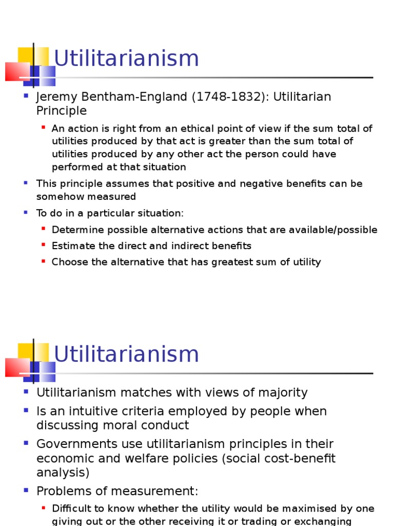 4 Utilitarianism and Kantianism | PDF | Utilitarianism | Natural And ...