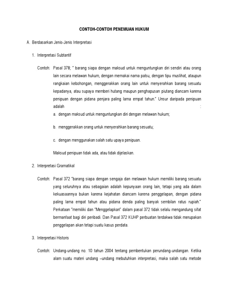 Contoh Interpretasi | PDF