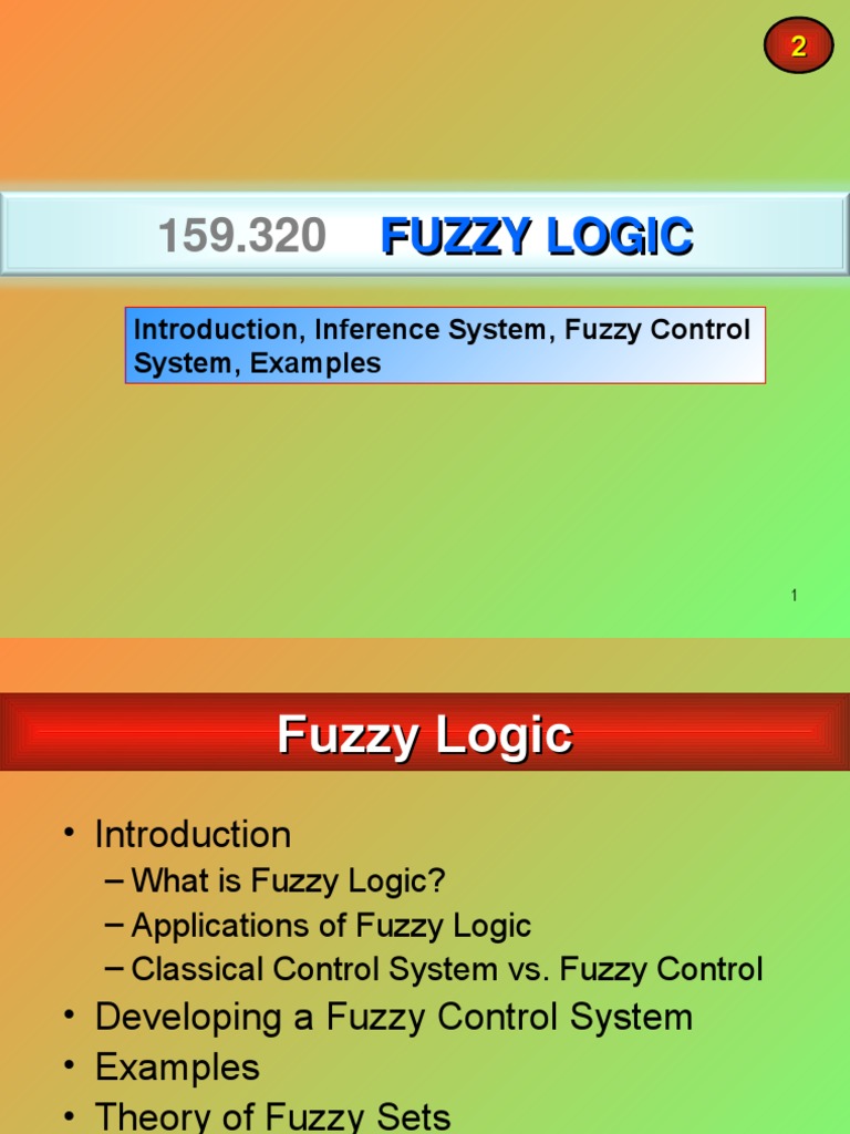 Lec2011 - 3 - AI - Fuzzy Logic | Fuzzy Logic | Control System