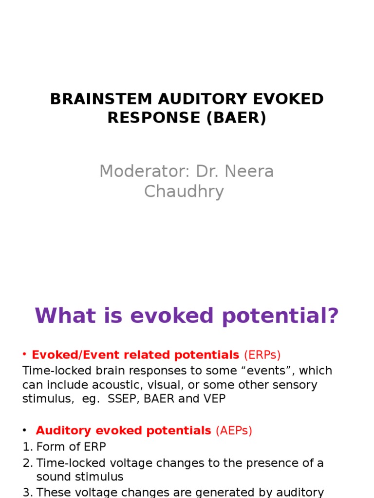 Bera | PDF | Auditory System | Hearing Loss