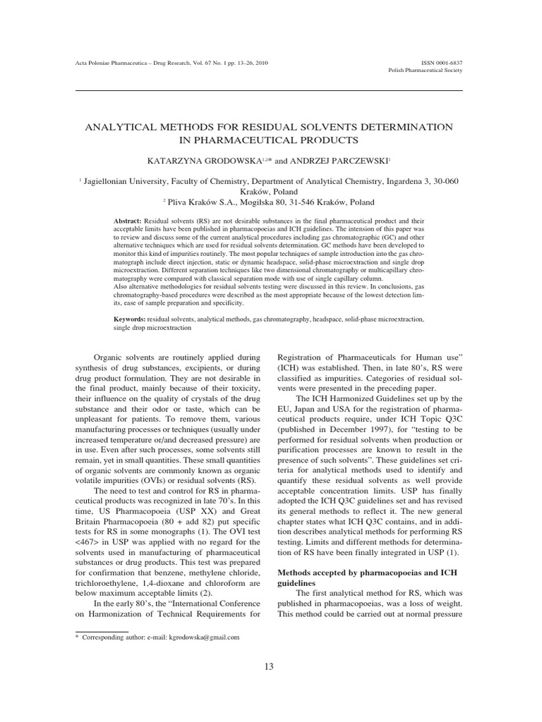 OVI Analysis PDF | PDF | Gas Chromatography | Chromatography