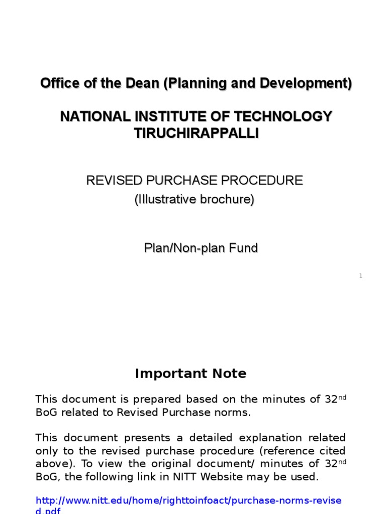 Revised Purchase Procedure | PDF | Invoice | Government