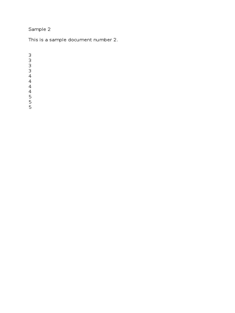 Sample 2 This Is A Sample Document Number 2 | PDF