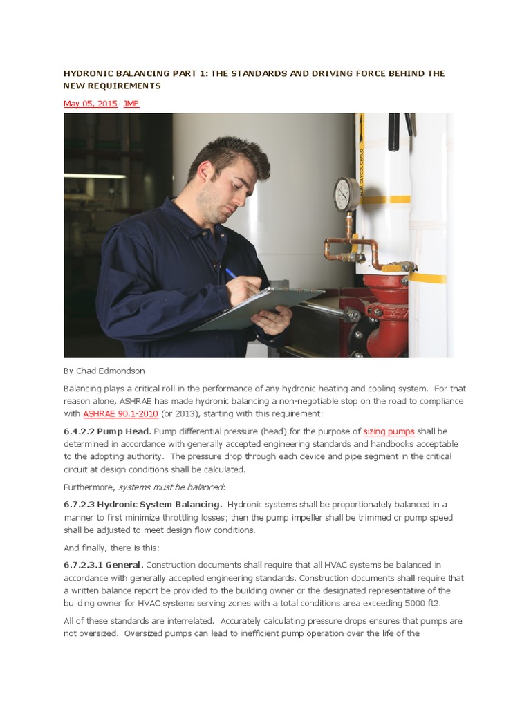 Primary & Secondary Loops | PDF | Air Conditioning | Pump