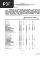 EPA Method 524.2 for Water Analysis | PDF | Gas Chromatography | Mass ...