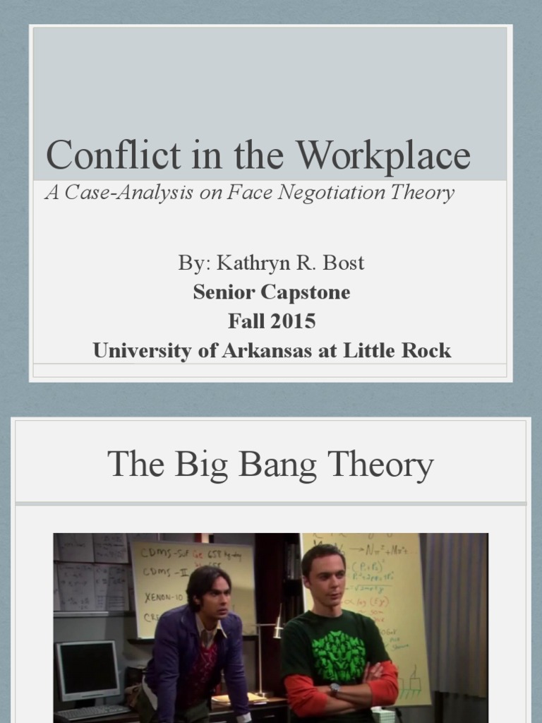 Workplace Conflict: Face Negotiation Analysis | PDF