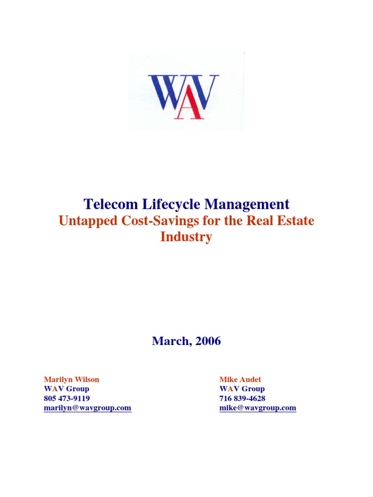 Telecom Life Cycle Management | PDF | Telecommunication | Outsourcing