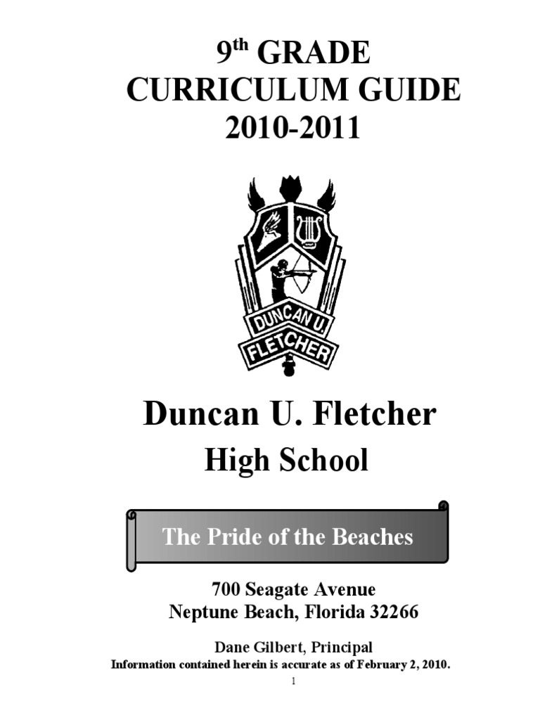 9th Grade Curriculum Guide | PDF | Geography | Advanced Placement