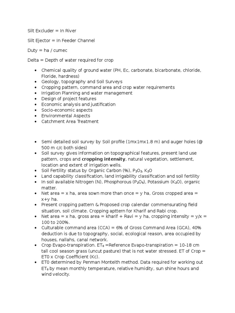 Silt Excluder | PDF | Evapotranspiration | Soil