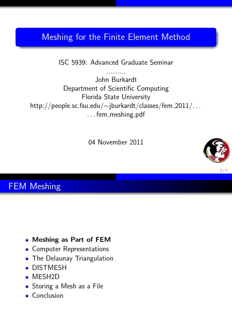 Fem Meshing | PDF | Finite Element Method | Array Data Structure