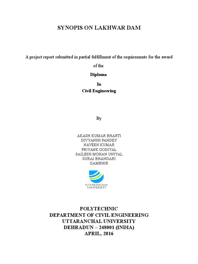 Lakhwar Dam Hydroelectric Project | PDF | Dam | Reservoir