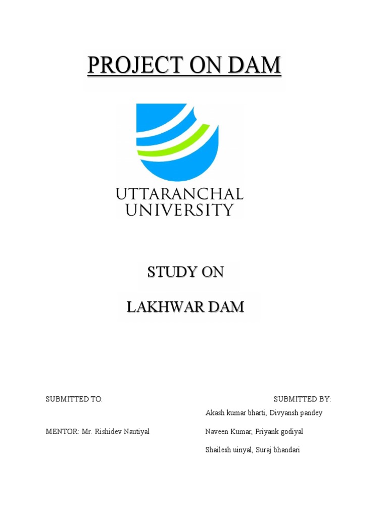 Final Synopsys Lakhwar Dam PDF | PDF | Dam | Hydroelectricity