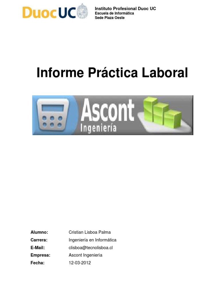 Informe Practica | PDF | Php | Mi sql