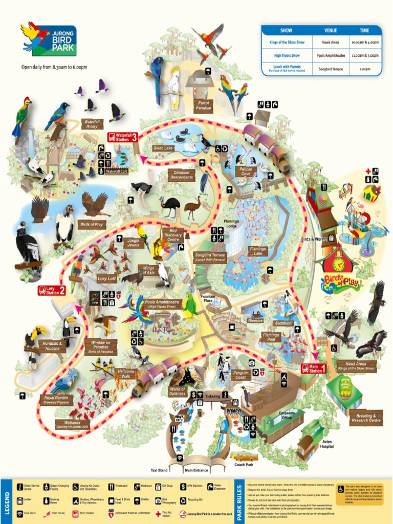 Bird Park Map | PDF