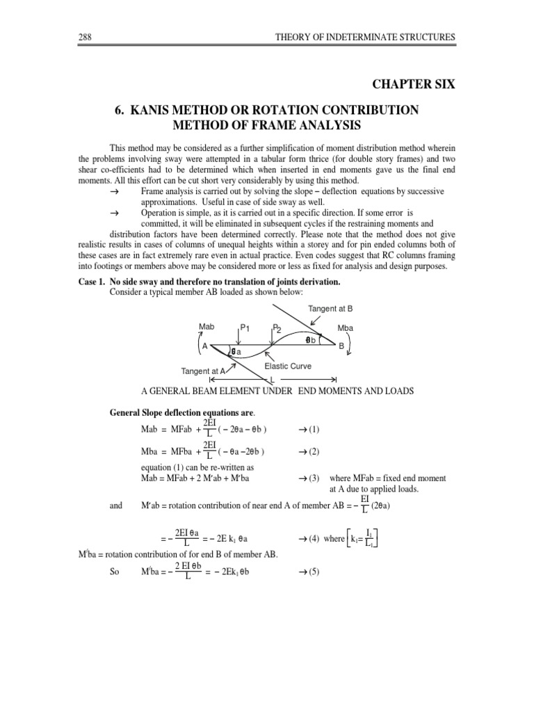 Kanis Method | PDF | Beam (Structure) | Building Engineering