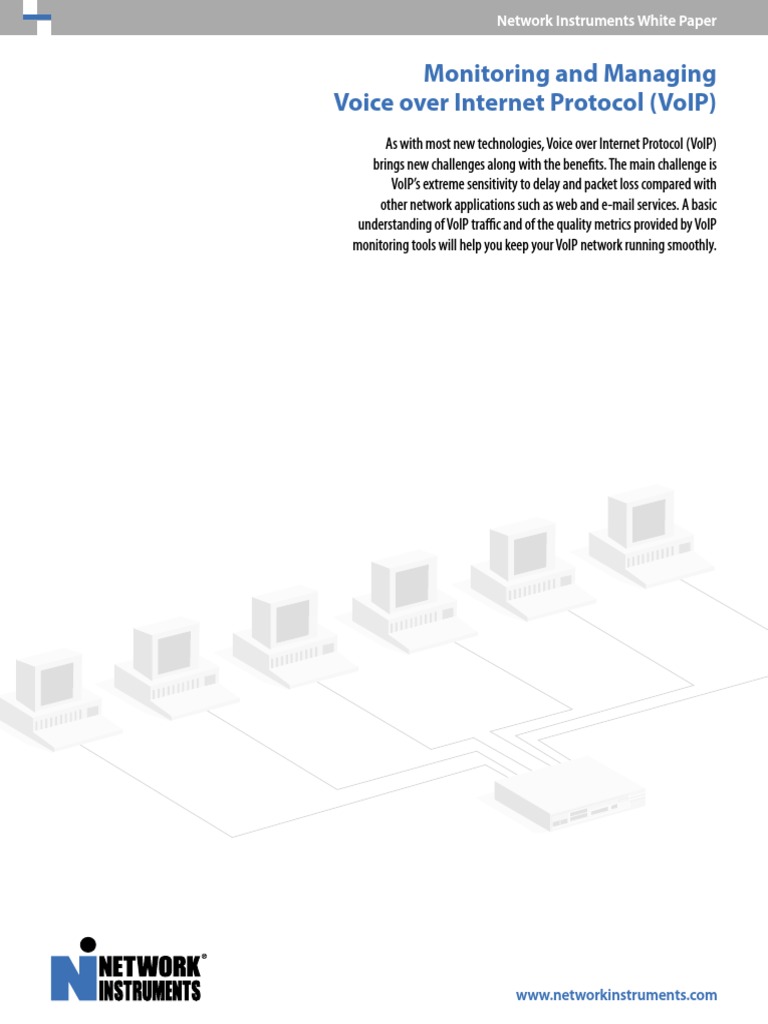 Monitoring and Managing Voice Over Internet Protocol (Voip) | PDF ...