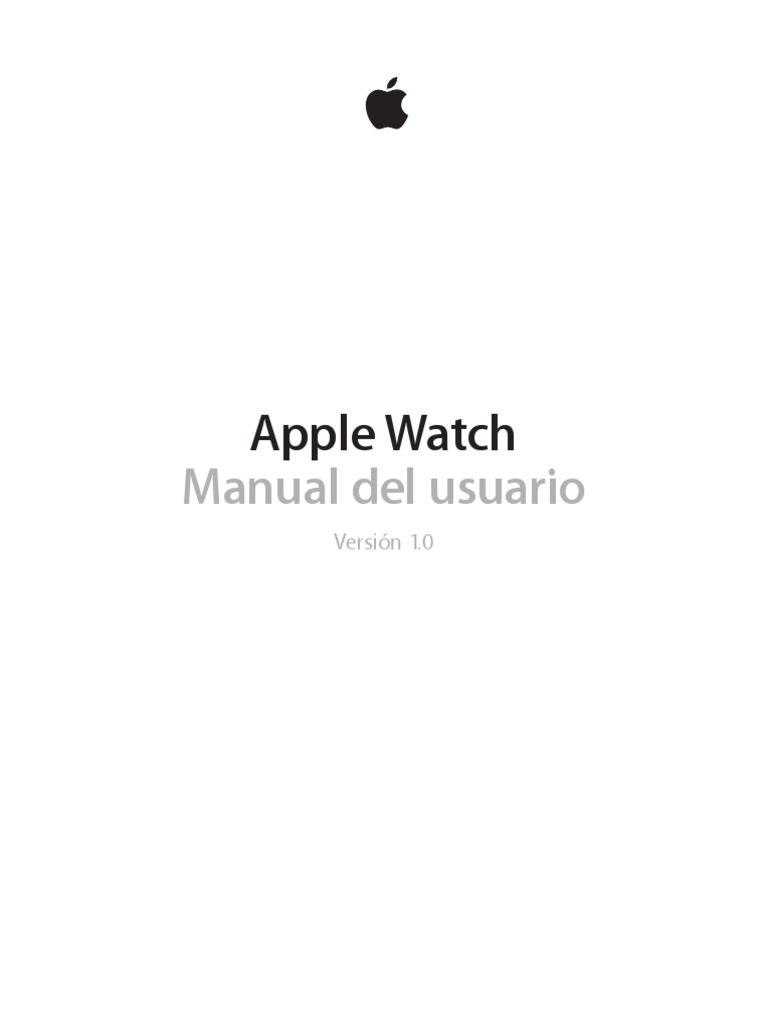 Apple Watch User Guide e PDF | PDF