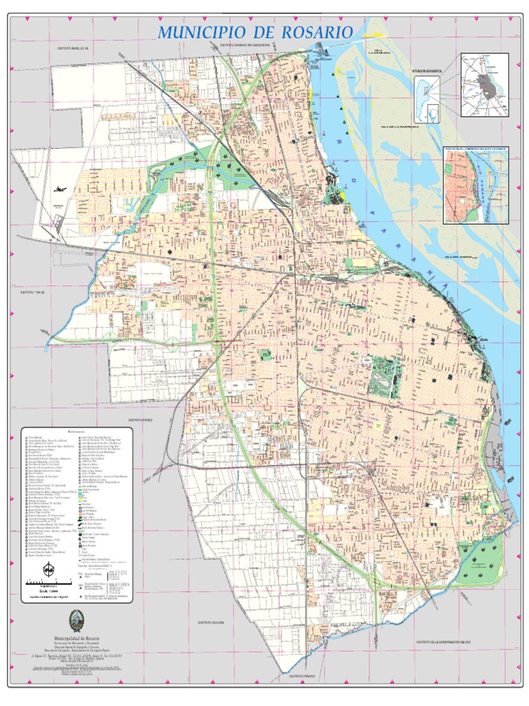 Mapa Completo de Rosario, Argentina | PDF