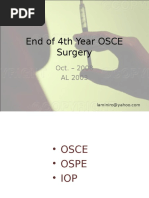 Osce Surgery | PDF | Science & Mathematics