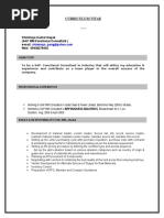 SAP MM Module Resume With 3 Years Experience | PDF | Sap Se | Business ...