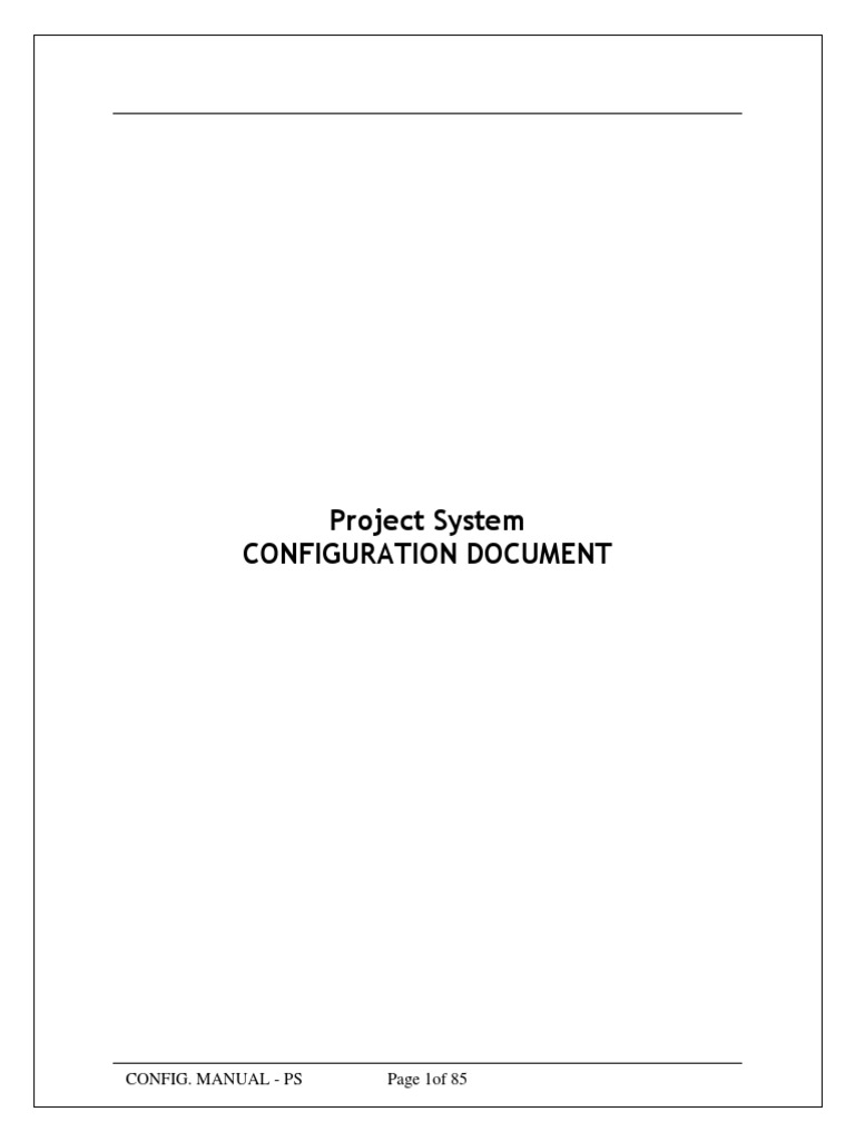 Sap Ps Configuration Guide Pdf Pdf