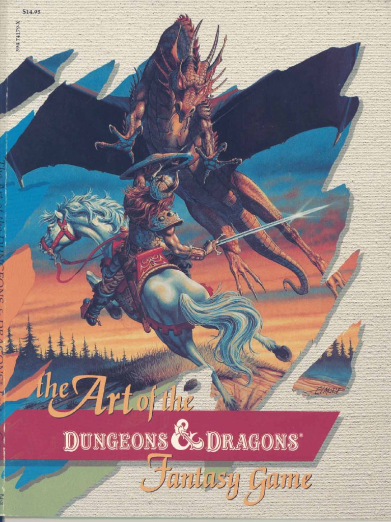 AD&D 2nd Ed - The Art of The Dungeons & Dragons Fantasy Game (TSR8443 ...