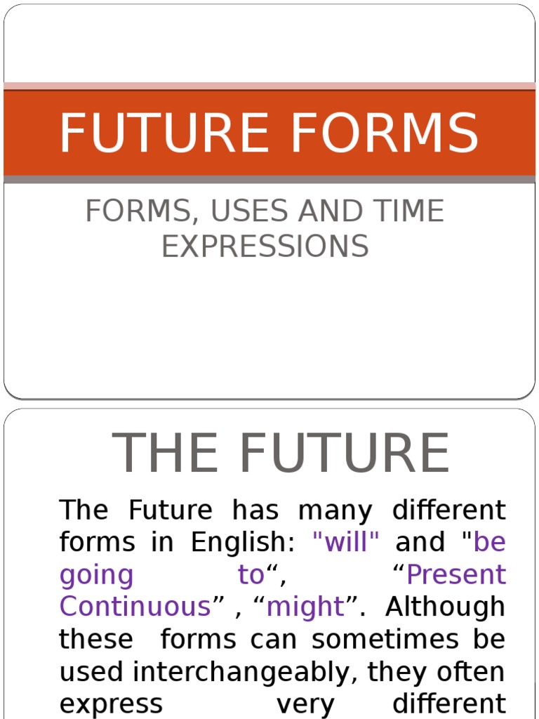 Future Tense Forms and Uses | PDF | Verb | Linguistic Morphology