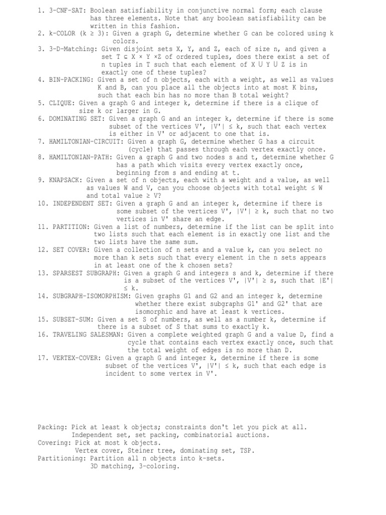Cs Algorithms Cheatsheet Pdf Vertex Graph Theory Computational Problems