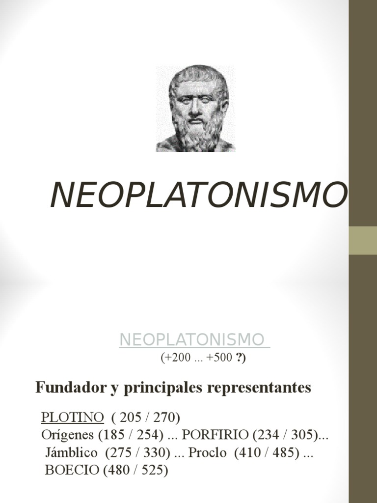 Neoplatonismo | PDF | neoplatonismo | Platón