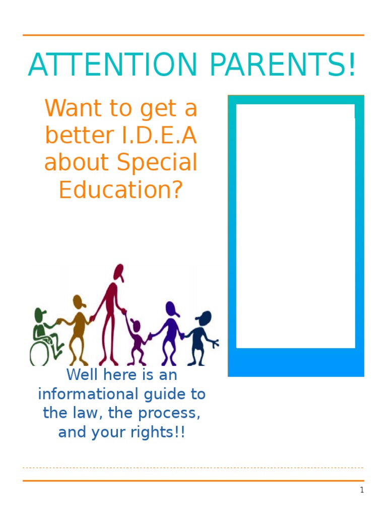Parent Brochure | PDF | Individualized Education Program | Intellectual ...