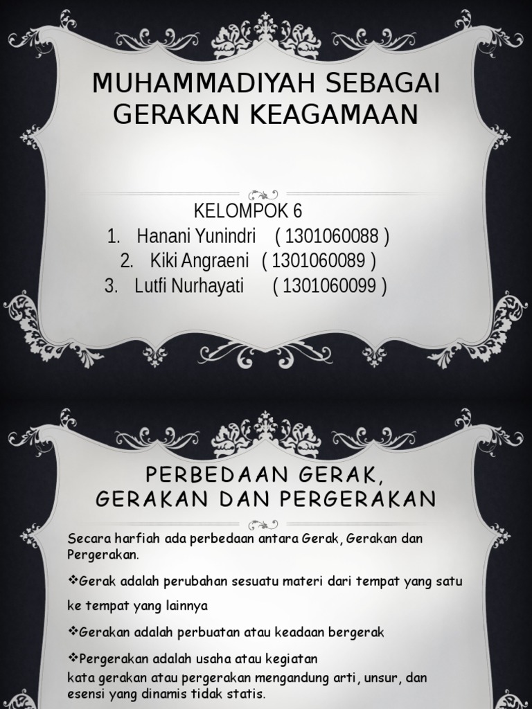 Muhammadiyah Sebagai Gerakan Keagamaan | PDF