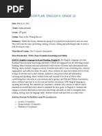 Procedural Text Lesson 1 | PDF | Lesson Plan | Teaching