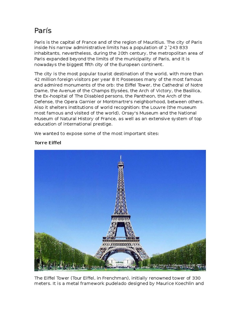 París English | PDF | Paris | France