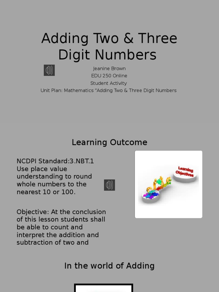 Adding & Subtracting 2-3 Digit Numbers | PDF | Career & Growth