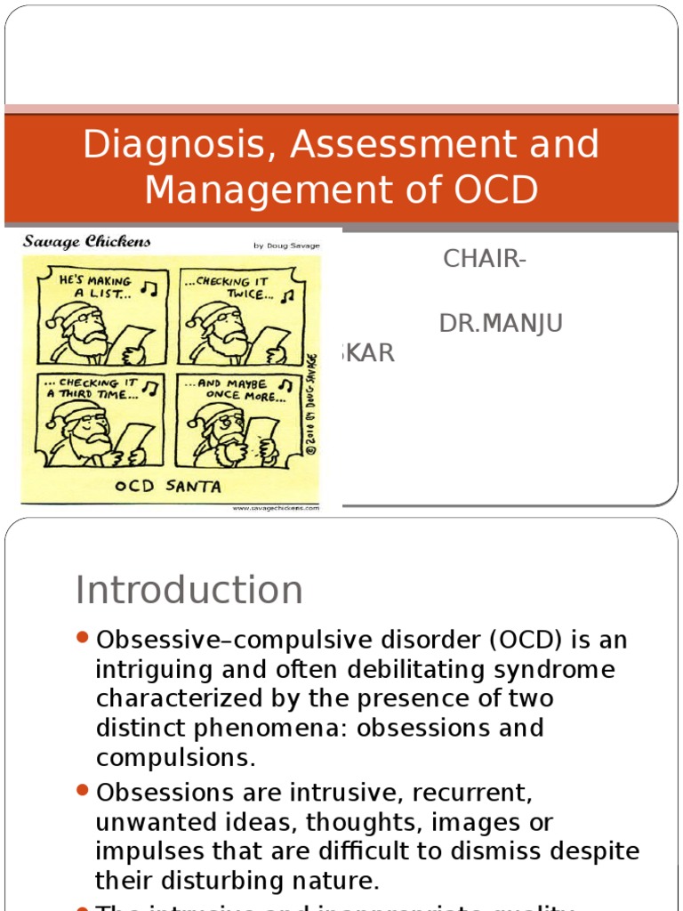 Diagnosis, Assessment and Management of OCD | Obsessive–Compulsive ...